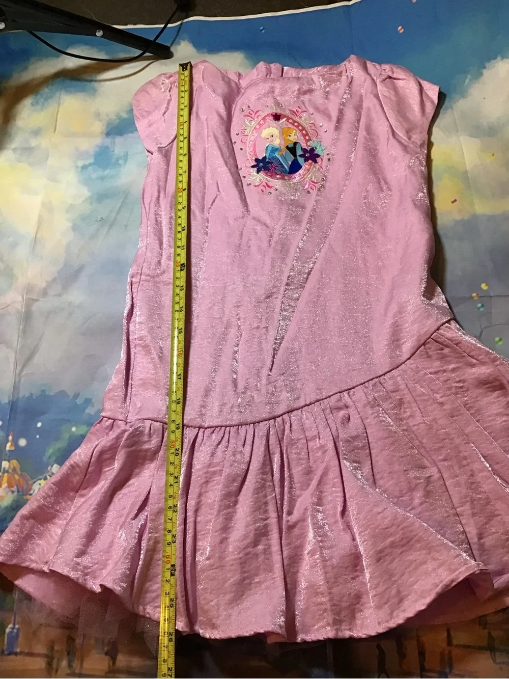 Walt Disney | Dresses | Disney Store Frozen Anna Elsa Sparkly Dress ...